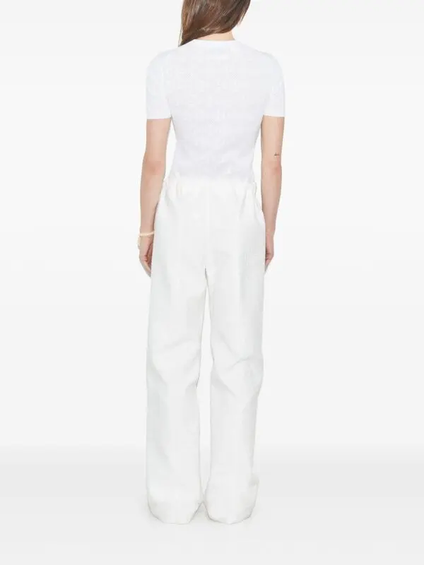 Tory Burch Monogram T-shirt - White