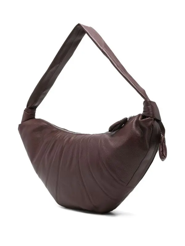 LEMAIRE Croissant Large Leather Shoulder Bag - Brown