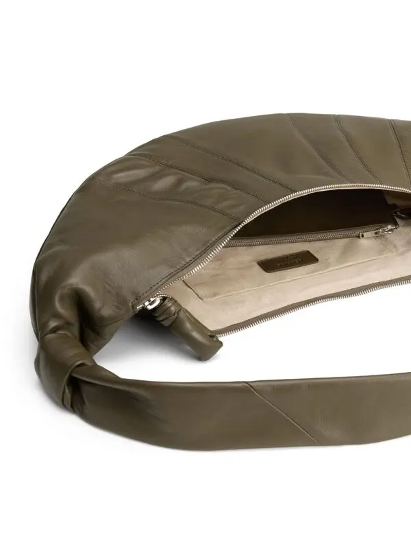 LEMAIRE Croissant Large Leather Shoulder Bag - Green