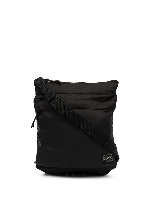 PORTER Force 2way Nylon Crossbody Bag - Black