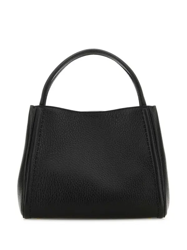 Valentino Garavani Alltime Medium Leather Handbag - Black