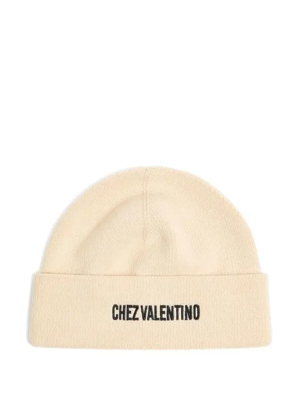 Valentino Garavani Chez Beanie - White