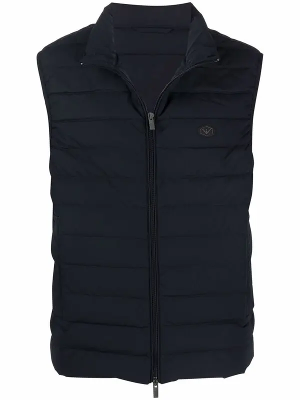 Brunello Cucinelli Nylon Down Vest - Blue