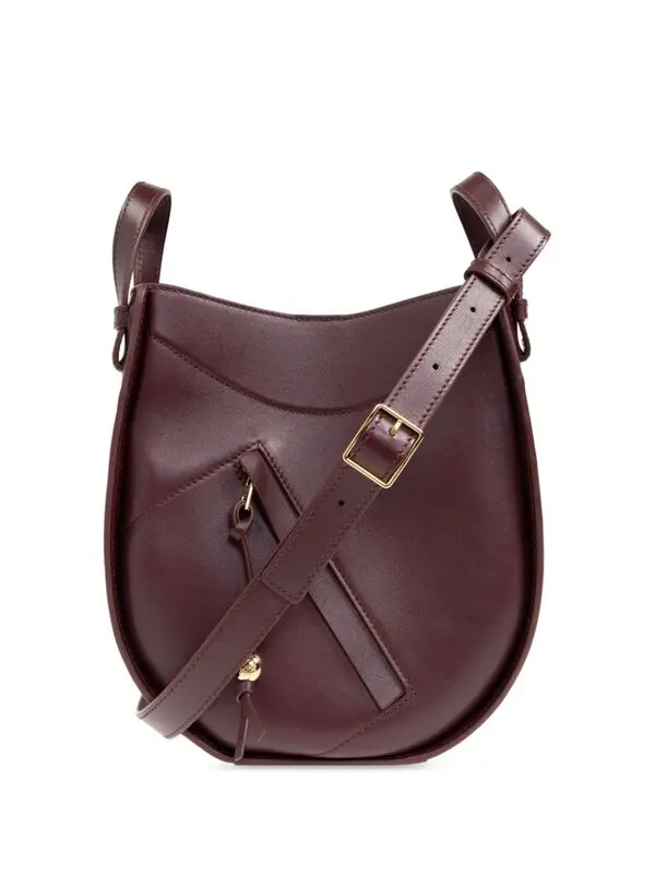 Loewe Hammock Leather Shoulder Bag - Red
