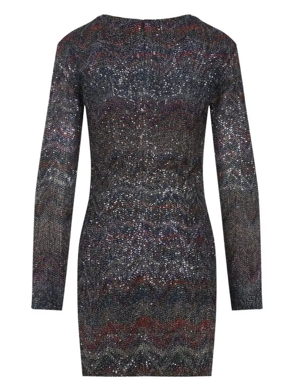Missoni V-neck Short Dress - Multi