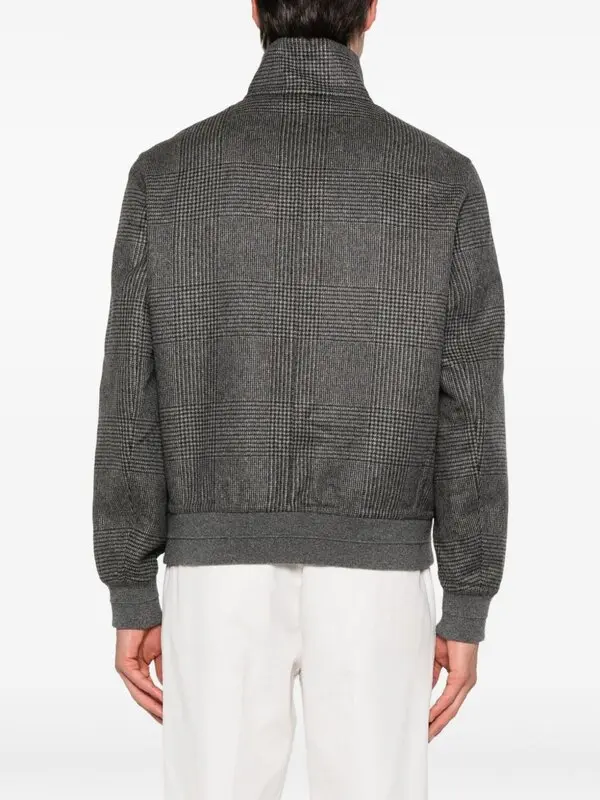 Brunello Cucinelli Cashmere Bomber Jacket - Grey