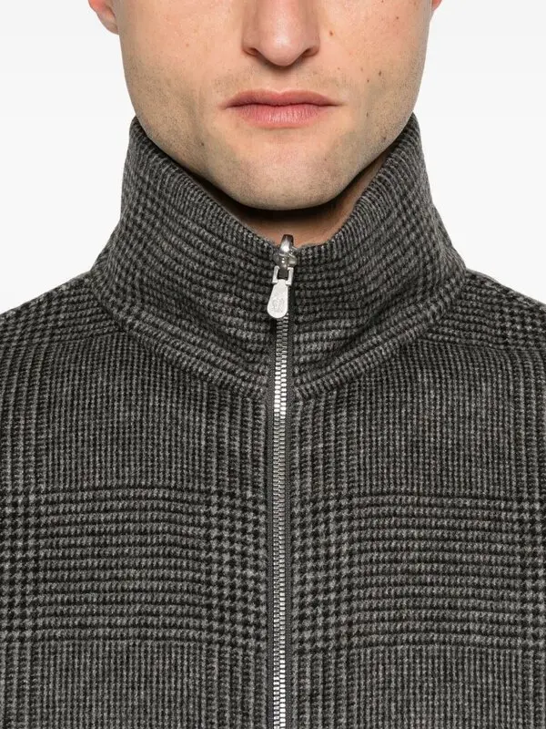 Brunello Cucinelli Cashmere Bomber Jacket - Grey