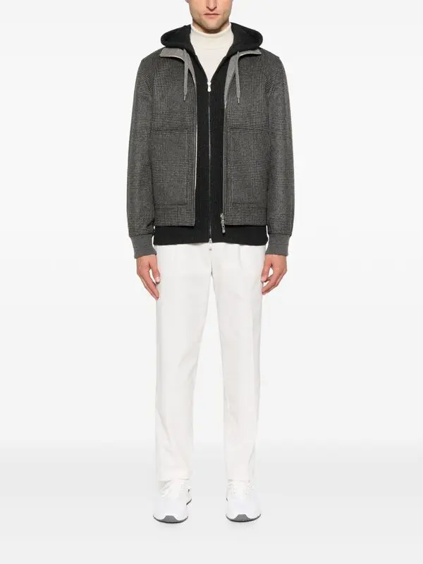 Brunello Cucinelli Cashmere Bomber Jacket - Grey