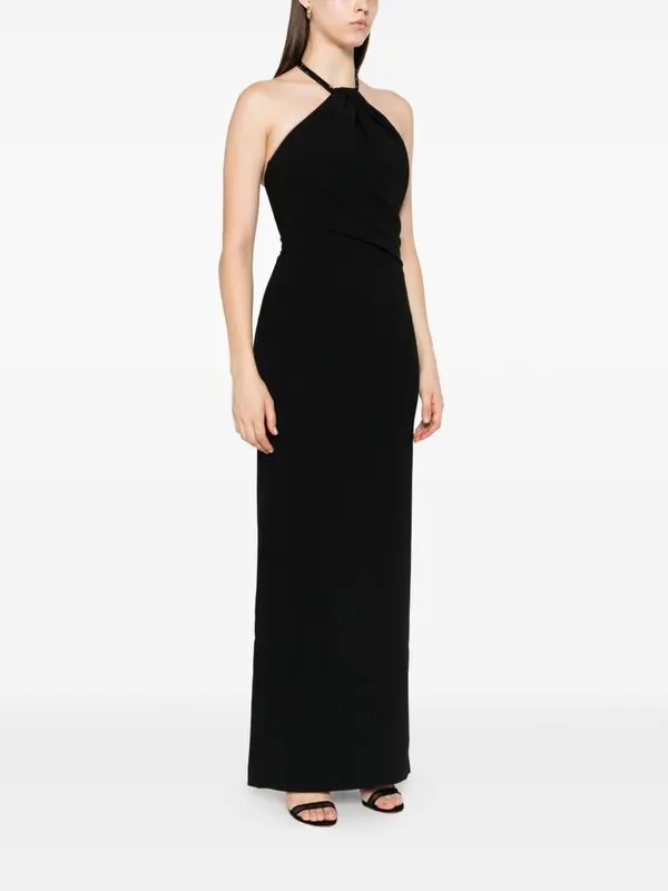 Solace London Riva Maxi Dress - Black