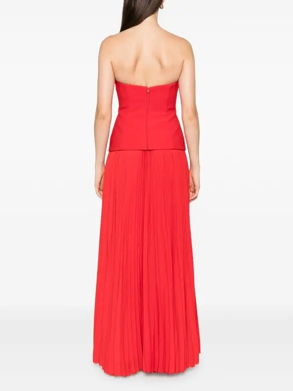 Solace London Britt Maxi Dress - Red