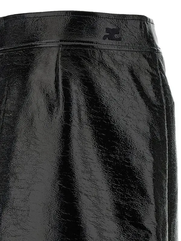 COURREGES Vynil Midi Skirt
