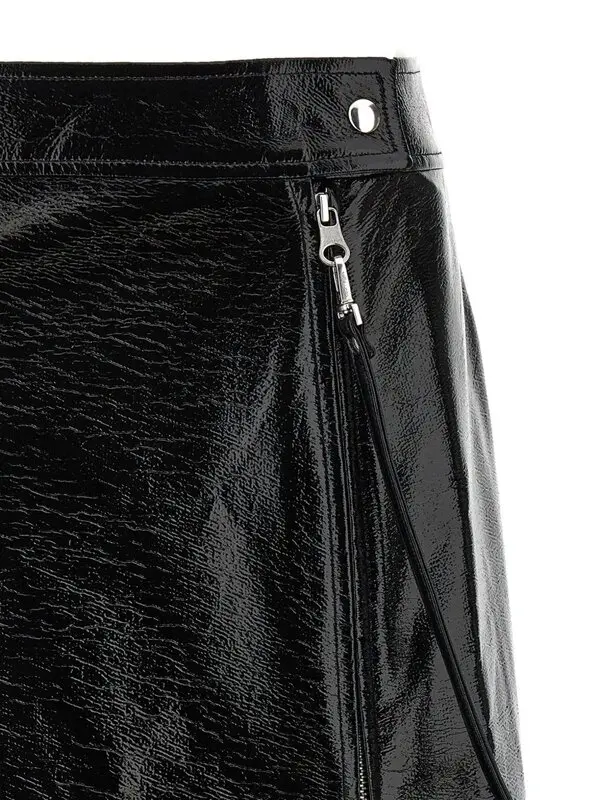 COURREGES Vynil Midi Skirt