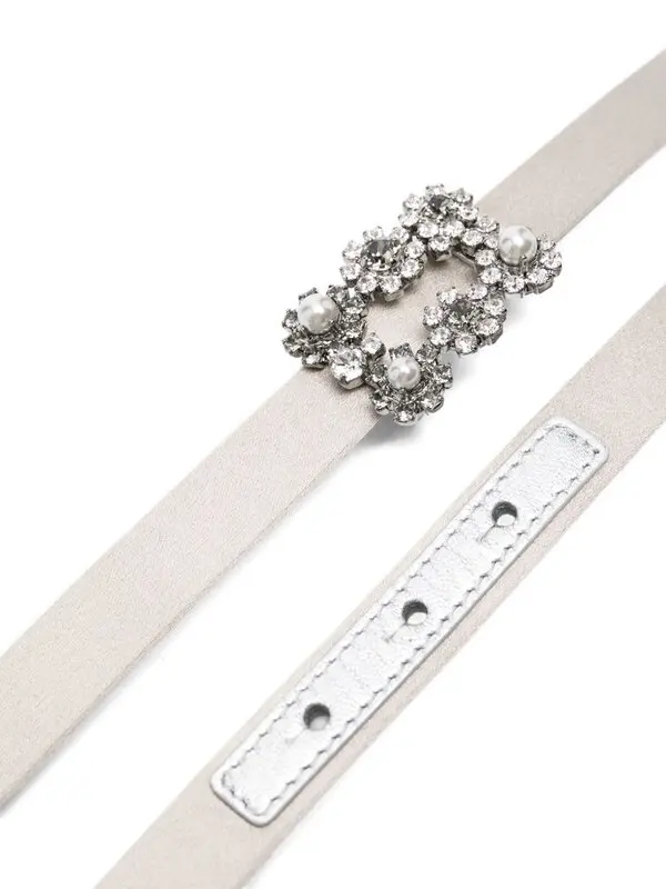 ROGER VIVIER Flower Embellished Belt