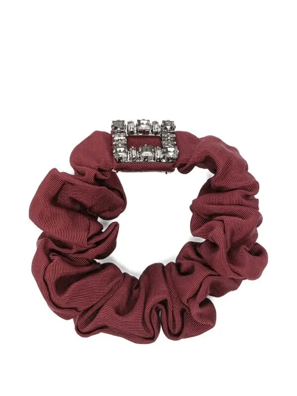 ROGER VIVIER Tres Vivier Scrunchie - Purple