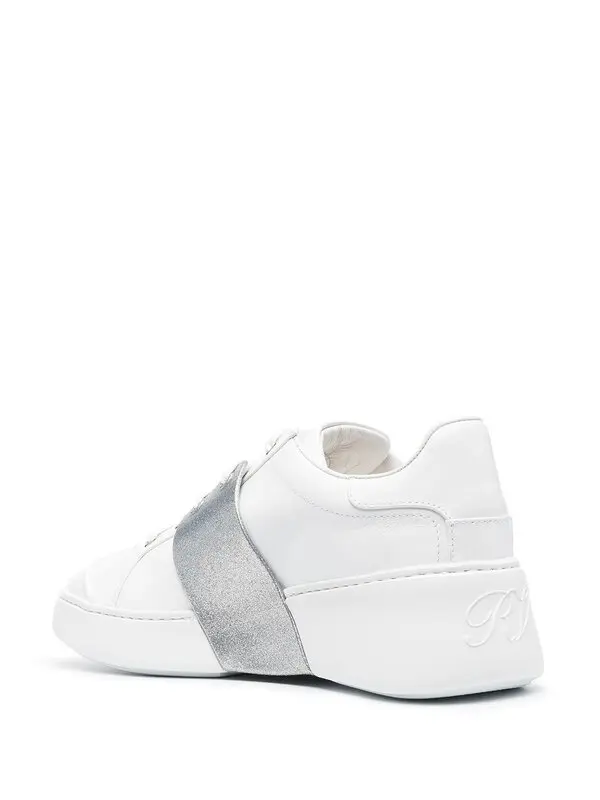 ROGER VIVIER Viv Skate Glitter Sneakers