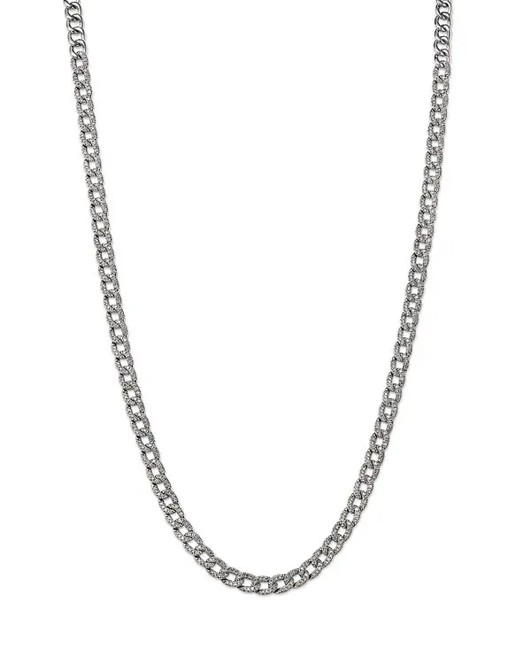 Bloomingdale'S Diamond Chain Necklace 3.30 Tcw - White Gold