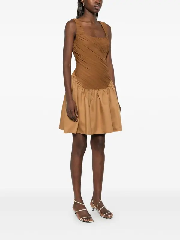 ABADIA Kaya Dress - Brown