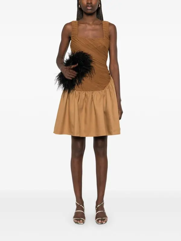 ABADIA Kaya Dress - Brown