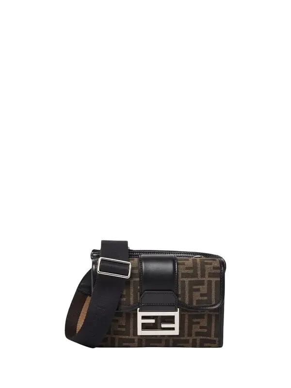 Fendi Double Baguette Bag - Brown