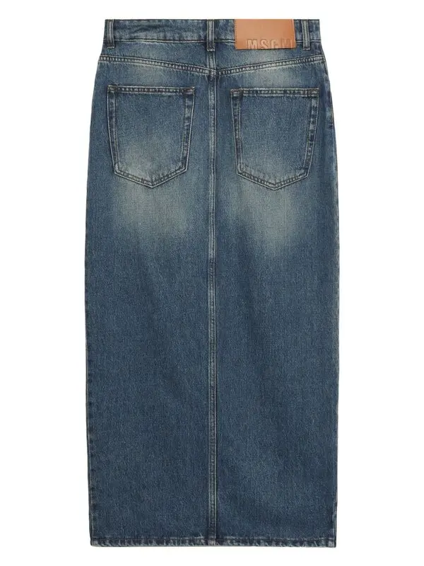 MSGM Denim Skirt