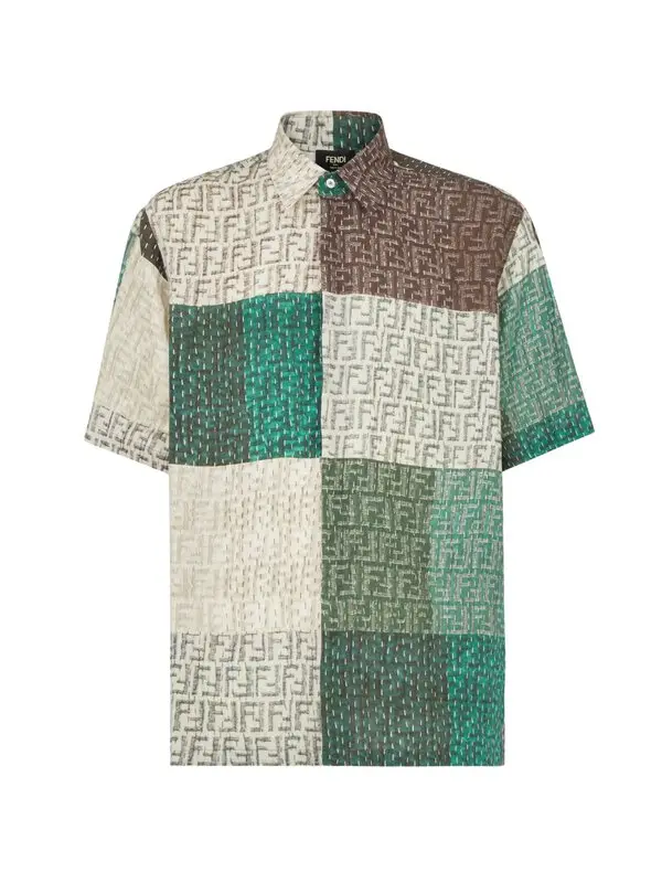 Fendi Ff Patch Shirt - Multi