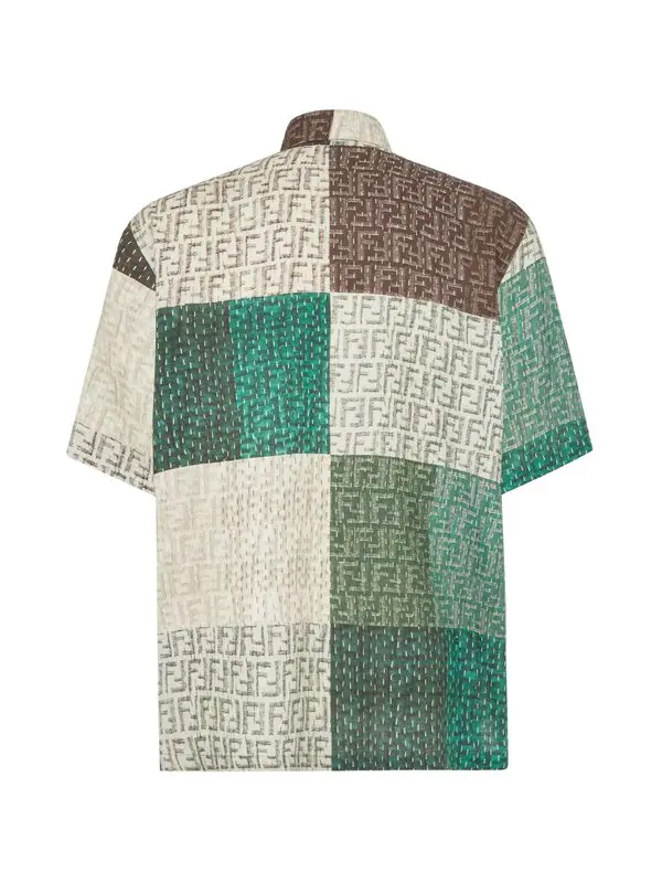 Fendi Ff Patch Shirt - Multi