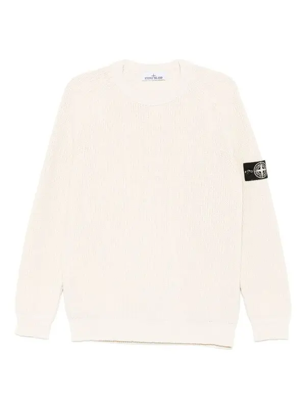 Stone Island Logo Cotton Sweater