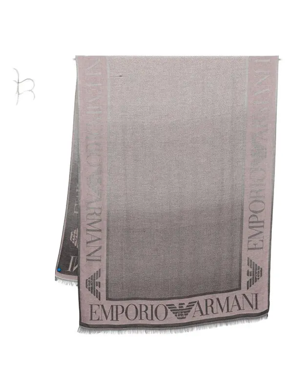 Emporio Armani Logo Scarf - Pink