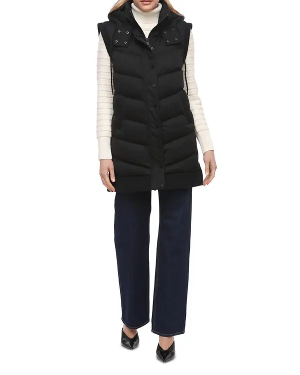 Bagatelle Long Hooded Puffer Vest