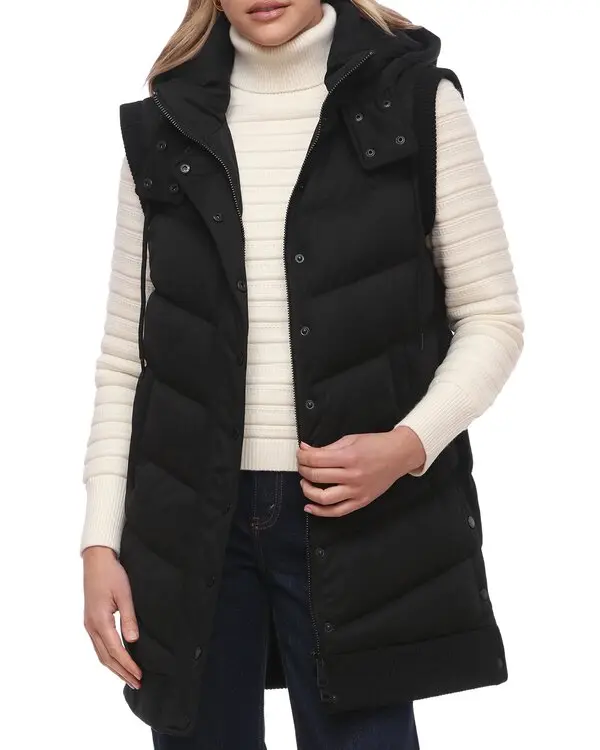 Bagatelle Long Hooded Puffer Vest