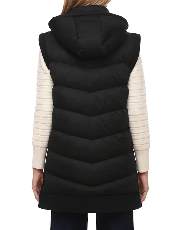 Bagatelle Long Hooded Puffer Vest