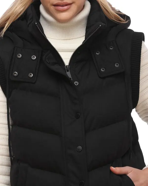 Bagatelle Long Hooded Puffer Vest