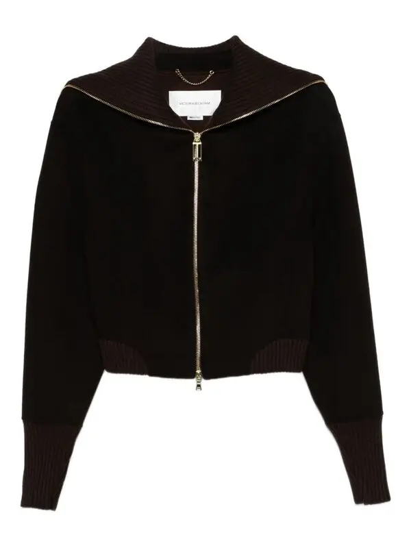 Paul Smith Wool Bomber Jacket - Brown