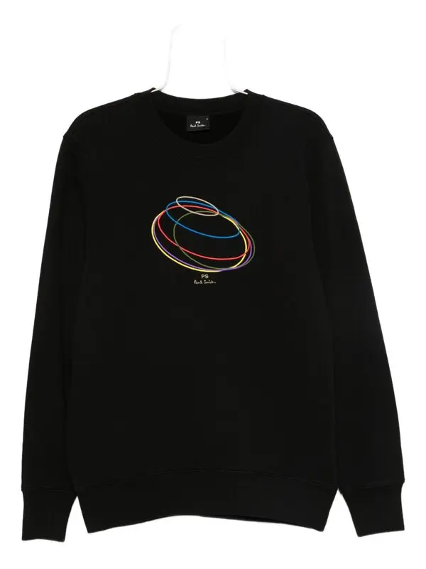 Paul Smith Rings Graphic Cotton Sweatshirt