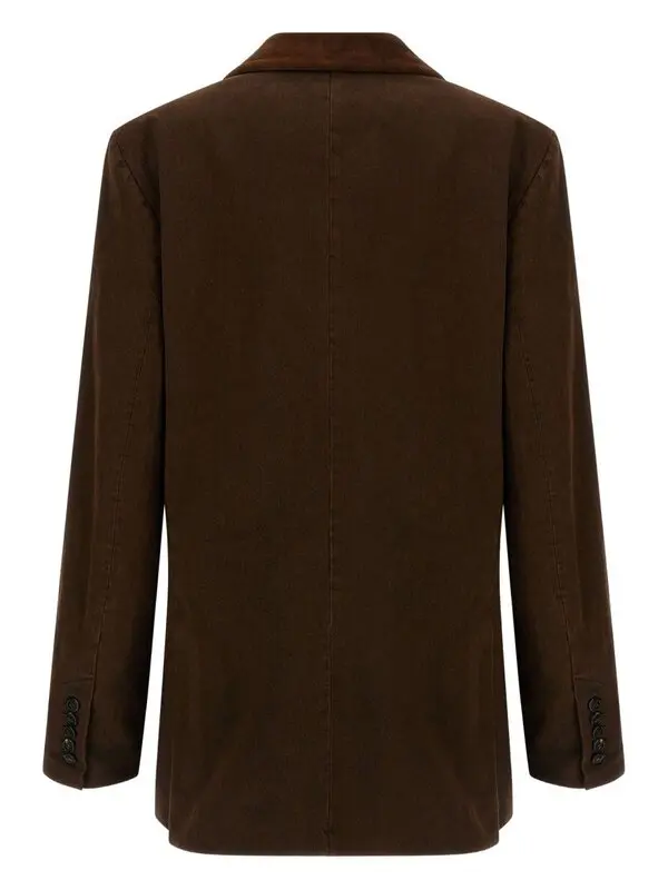 Dries Van Noten Bafya Double-breasted Jacket - Brown