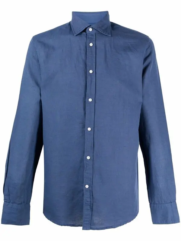 DEPERLU Linen And Cotton Blend Shirt