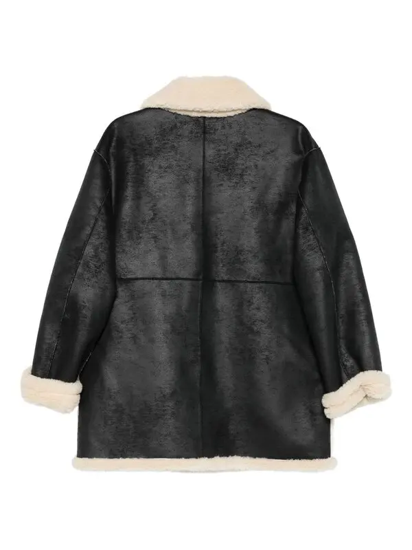 DUNST Faux Leather Jacket - Black