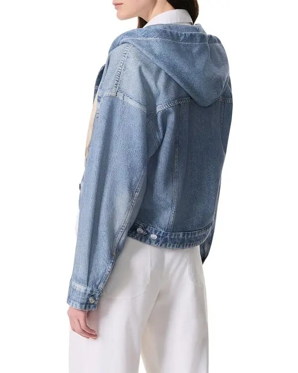 Rag & Bone Miramar Terry Hooded Trucker Jacket