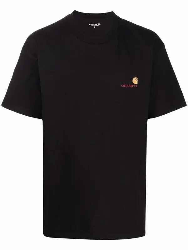 Carhartt Work In Progress American Script T-shirt - Black