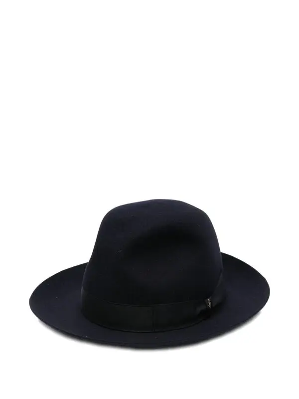 Borsalino Wool Felt Wide Brim Hat - Blue