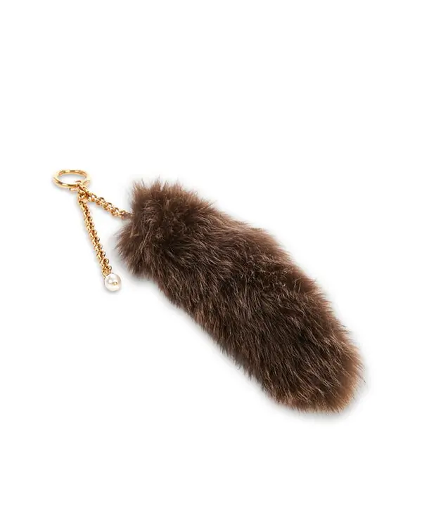 Chloé Treasure Tails Bag Charm - Dark Brown
