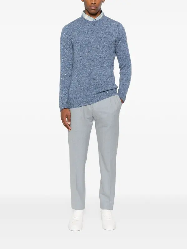 DRUMOHR Round Neck Sweater - Blue