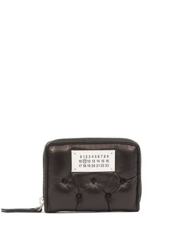 MAISON MARGIELA Padded Leather Coin Purse - Black