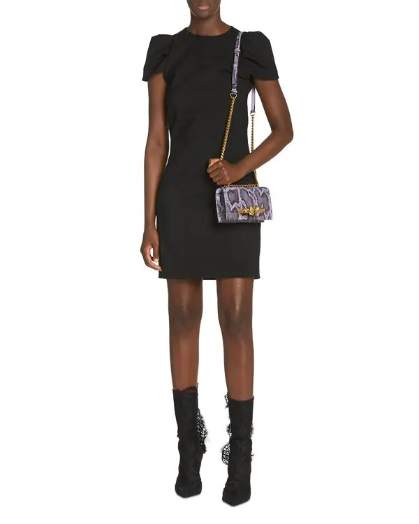Alexander McQueen Mini Jewel Embossed Leather Shoulder Bag