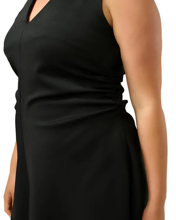ESTELLE Carmen Ruched Dress - Black