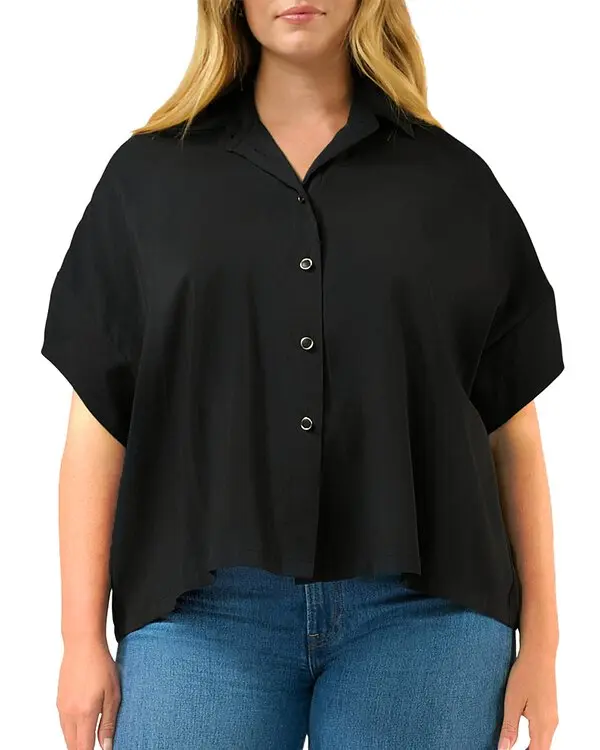 ESTELLE Lela Button-front Top