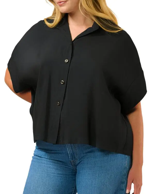 ESTELLE Lela Button-front Top