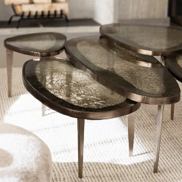 INTERLUDE HOME Jan Bunching Cocktail Tables