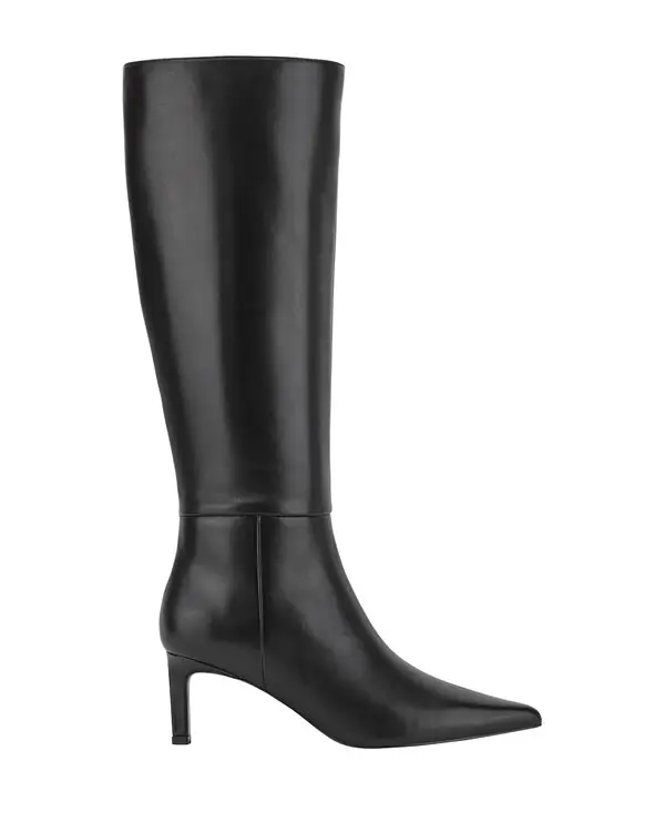 MARC FISHER LTD. Eva Boots - Black Leather