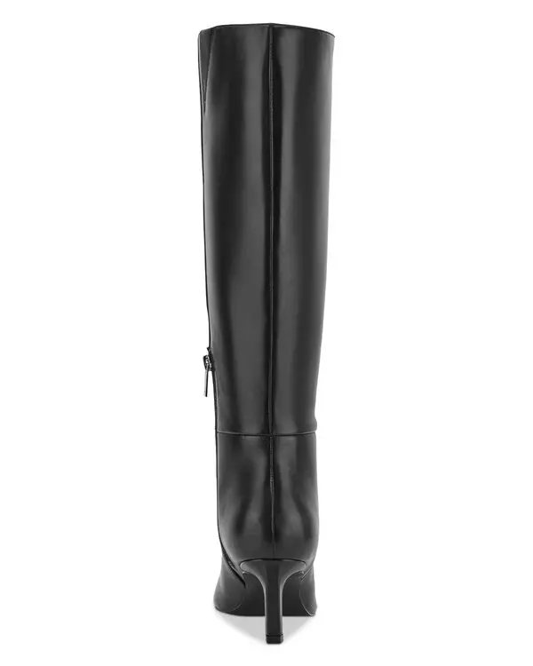 MARC FISHER LTD. Eva Boots - Black Leather